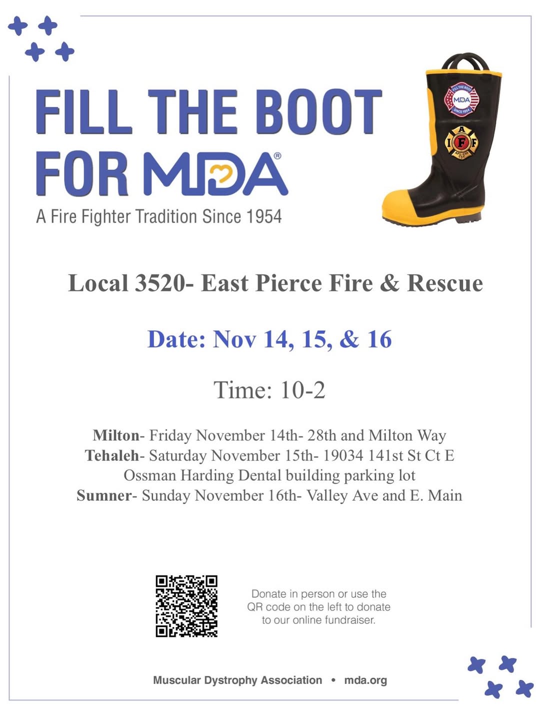 Fill the Boot | East Pierce Fire & Rescue
